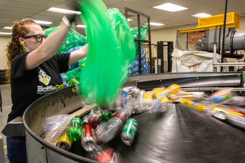 Oregon Nonprofit Fundraising with BottleDrop Blue Bags